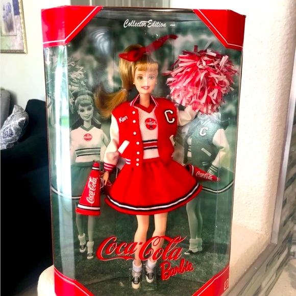 Mattel | Other | Coca Cola Cheerleader Barbie Collectors Edition Coke ...